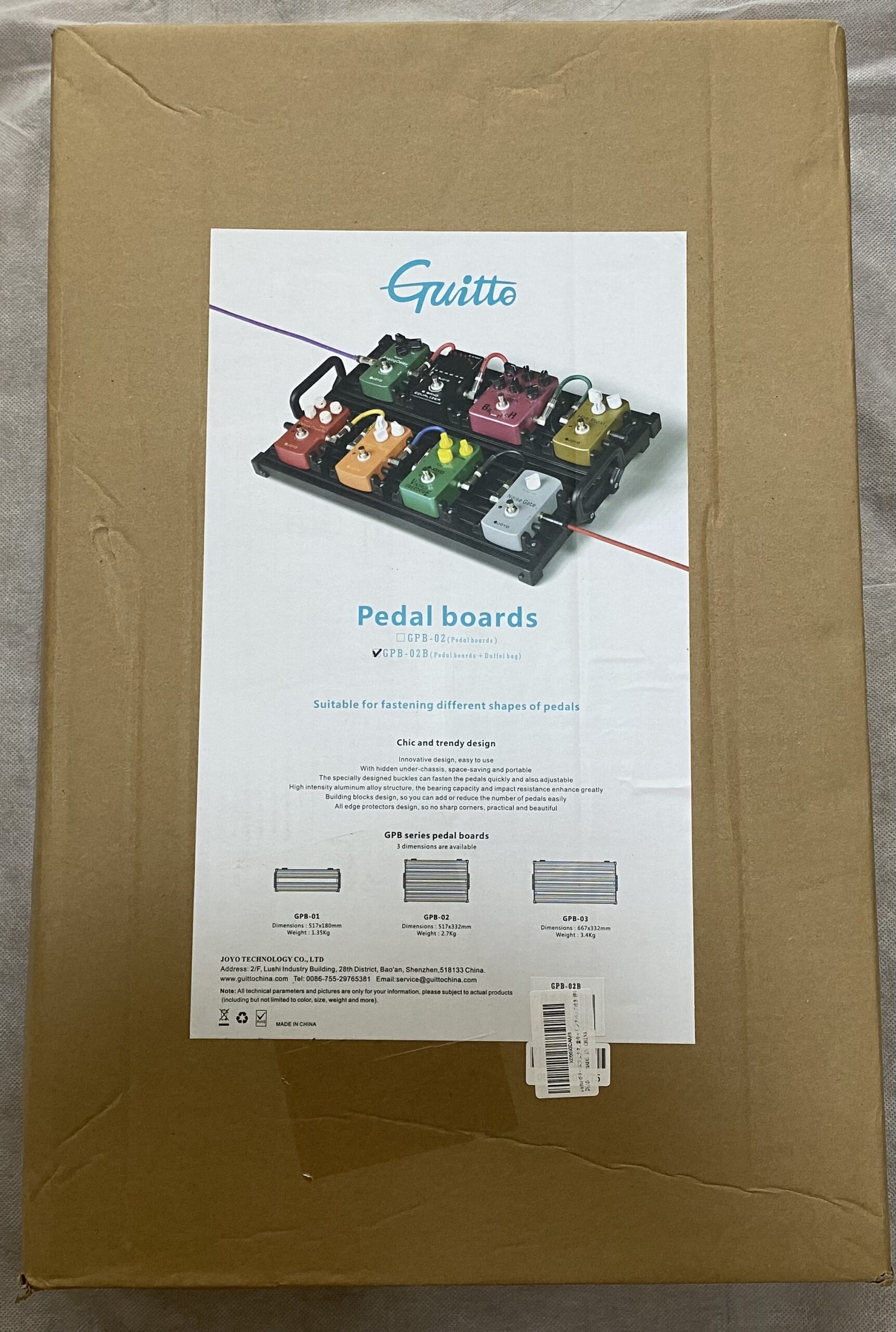 『GUITTO GPB-02』音楽環境を整える〜エフェクターボード編〜 | モノクロの足跡🐾